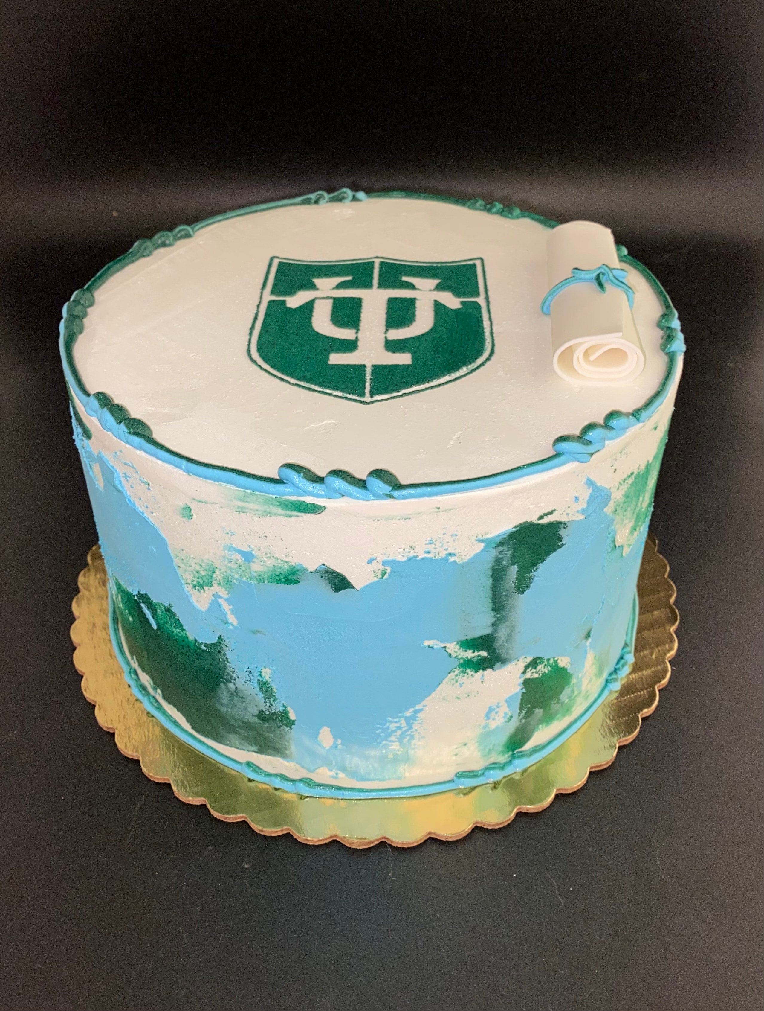 Tulane Graduation Cake | Bittersweet Confections