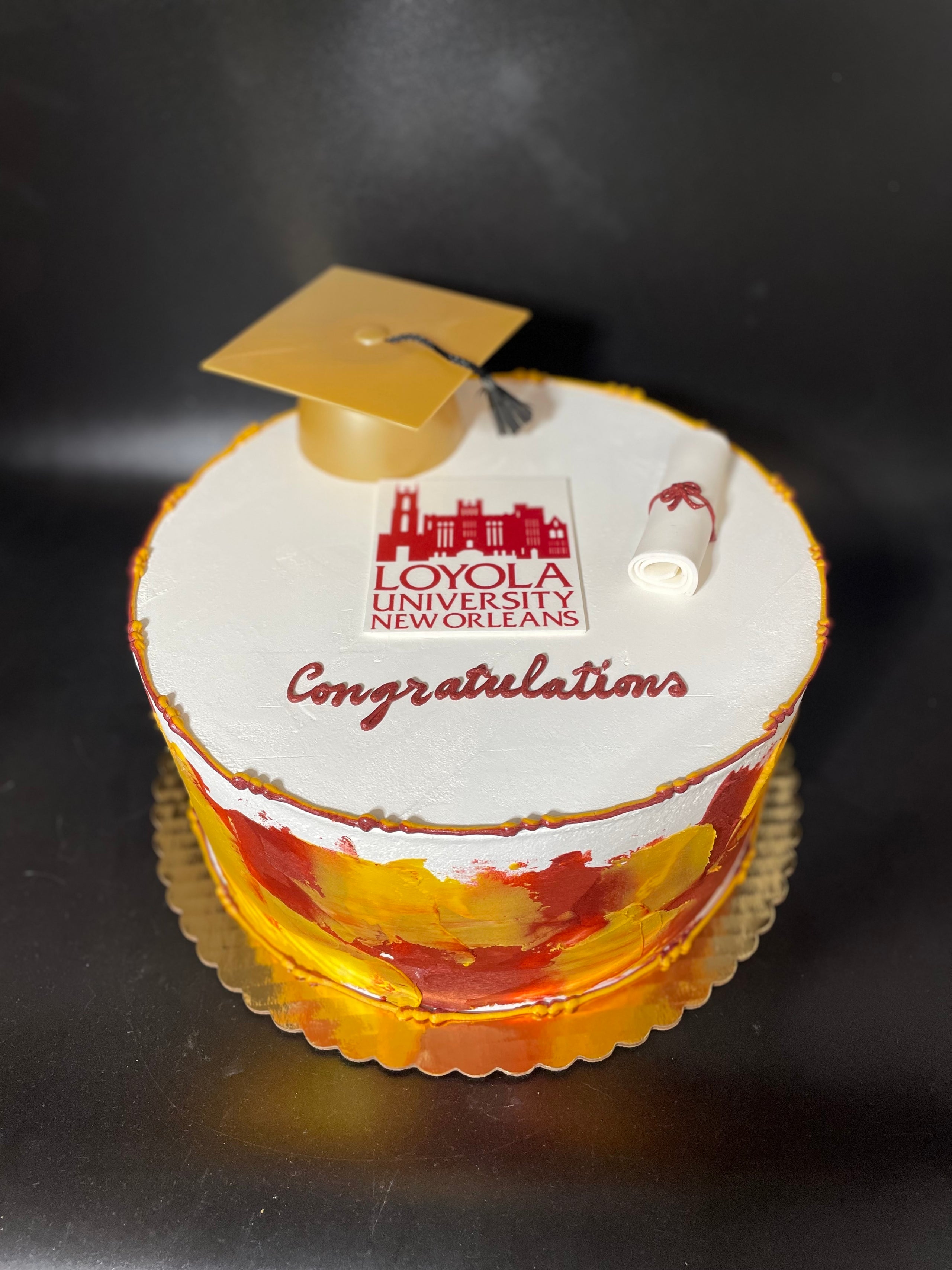 Loyola Graduation Cake | Bittersweet Confections